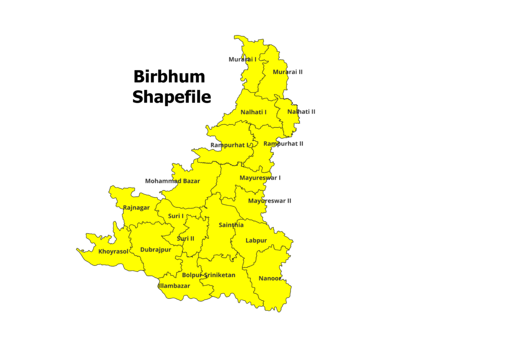 Download West Begal All District & Blocks Shapefile (2025) - Map GIS