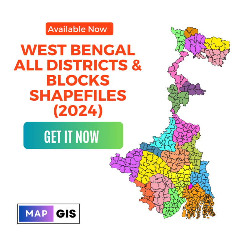 Download West Begal All District & Blocks Shapefile (2025) - Map GIS