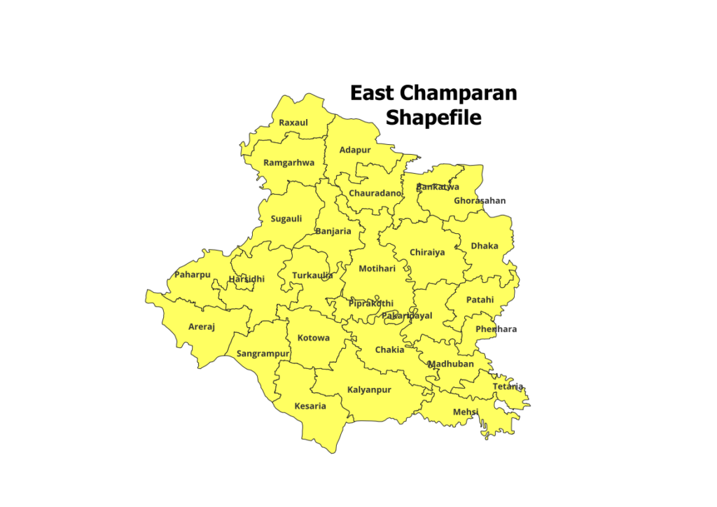 Download Bihar All District & Blocks Shapefile (2025) - Map GIS